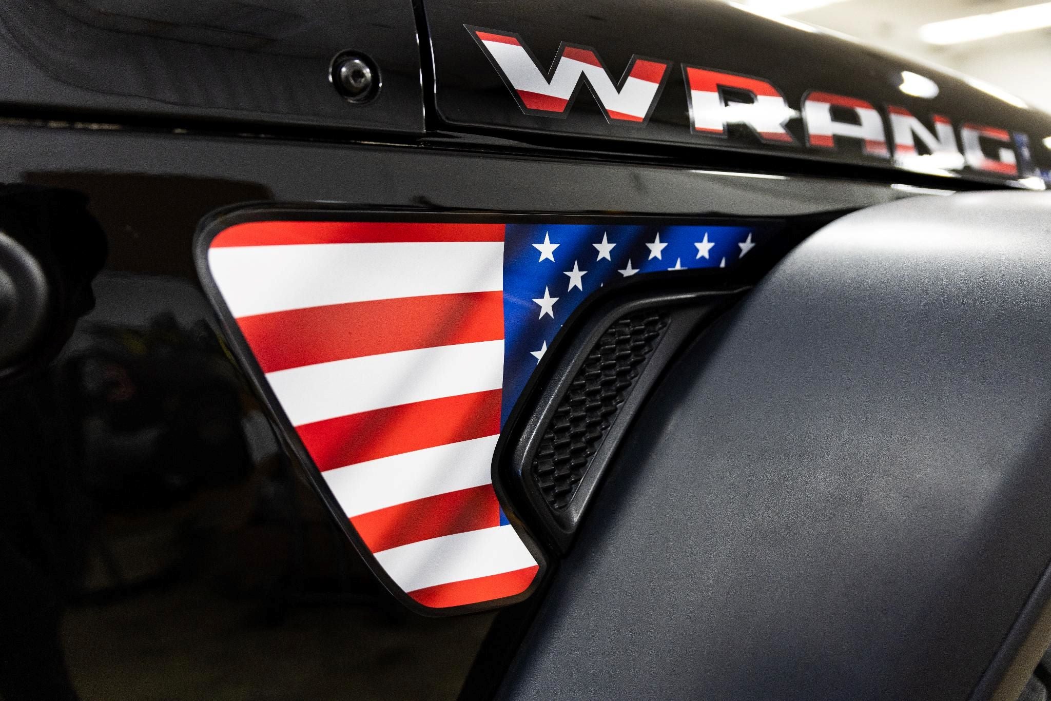 Jeep American Flag Decals & Stickers - Jeep Graphic Studio