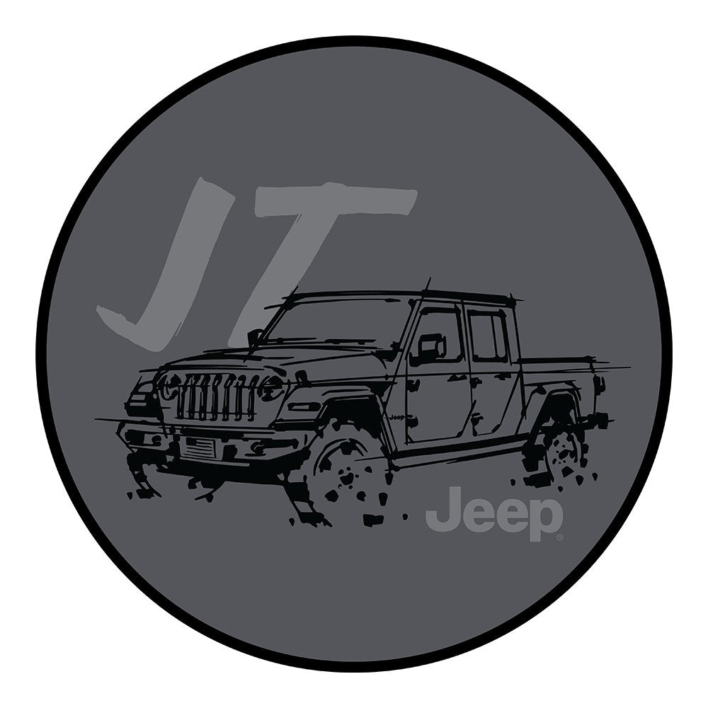Sticker - Jeep® JT - Round – Jeep Graphic Studio