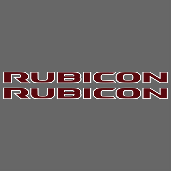 Texas Maroon Hood Lettering – Jeep Graphic Studio