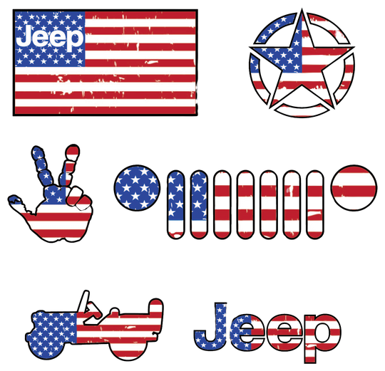 Jeep Decals | Officially Licensed Jeep® Registered Fonts & Colors ...