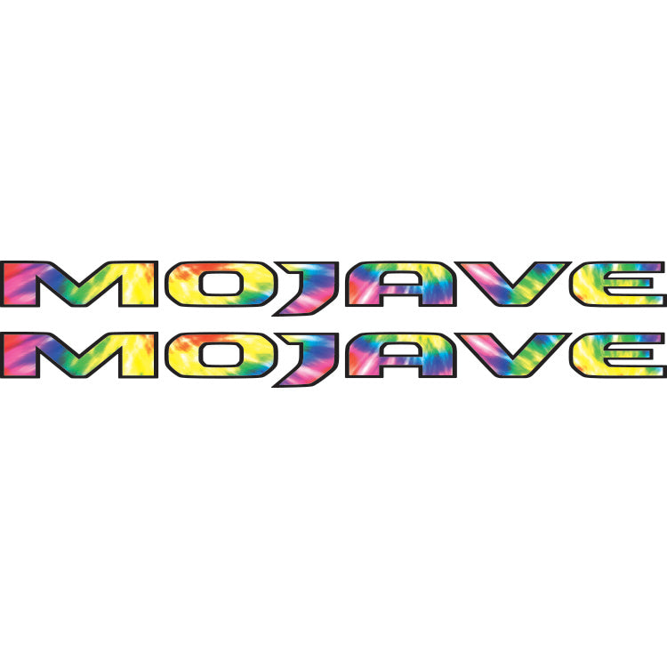 Mojave Hood Lettering - Tie Dye – Jeep Graphic Studio