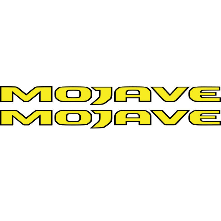 Mojave Hood Lettering - Colored – Jeep Graphic Studio