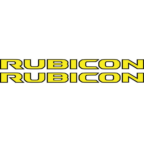 Jeep Rubicon Logo Font
