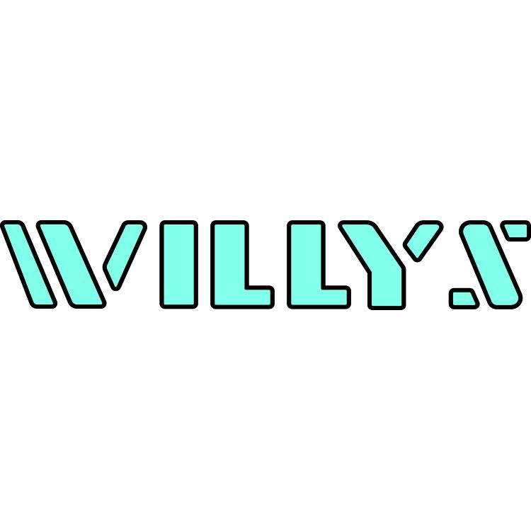 Willys Hood Lettering - Color (Black Outline) – Jeep Graphic Studio