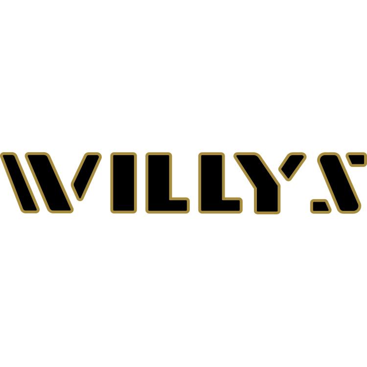 Willys Hood Lettering - Colored Outline – Jeep Graphic Studio